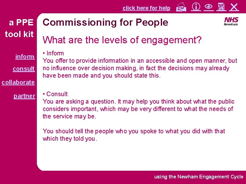 click here for help a PPE tool kit