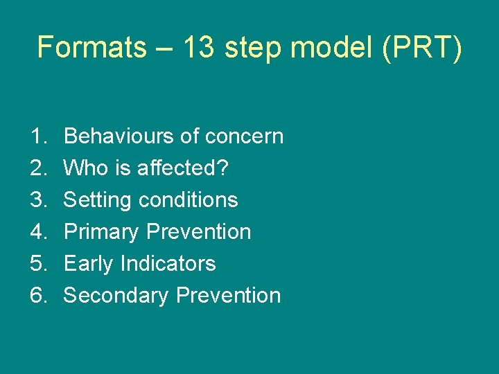 Positive Behaviour Support Plans Effective design and development