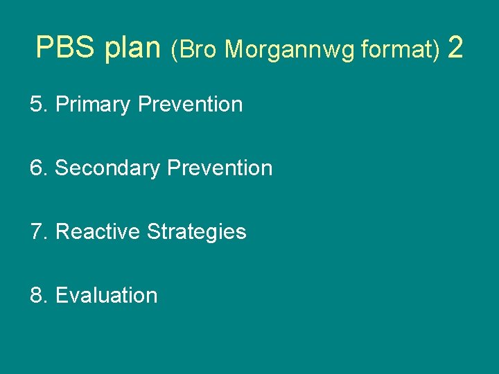 Positive Behaviour Support Plans Effective design and development