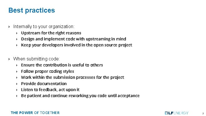 Working with upstream open source projects Ibrahim Haddad