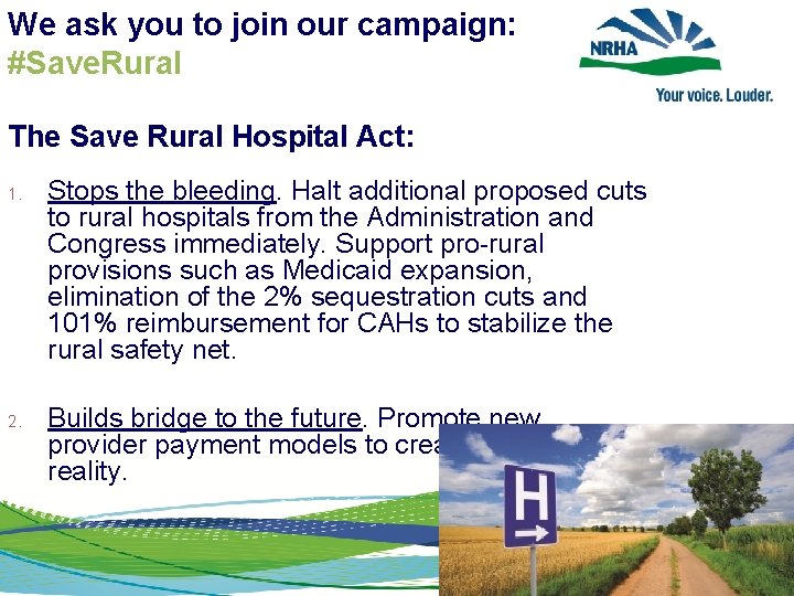 Rural Health Care and NRHA Lisa Kilawee 2016