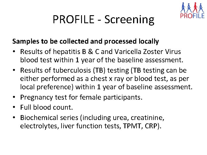 PROFILE Trial Design A randomised multicentre biomarkerstratified openlabel
