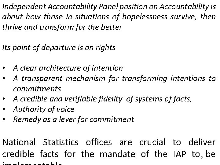 Truth in the numbers the role of data