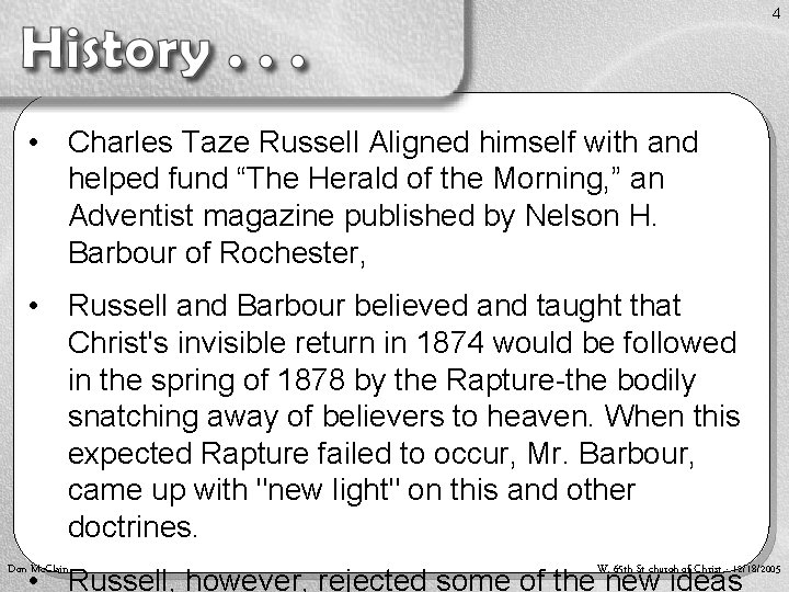 1 History The Watchtower The New World Translation