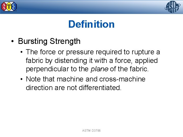 ASTM D 3786D 3786 M18 Standard Test Method