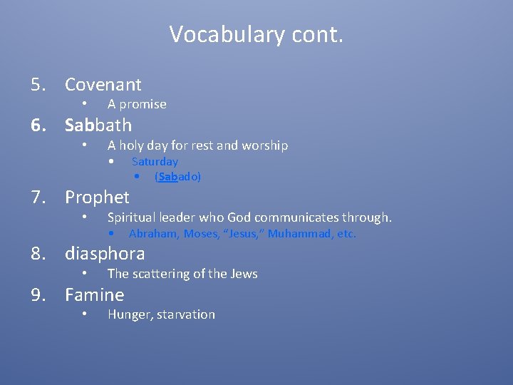 Ch 1 Sec 3 Principles of Judaism Benchmark
