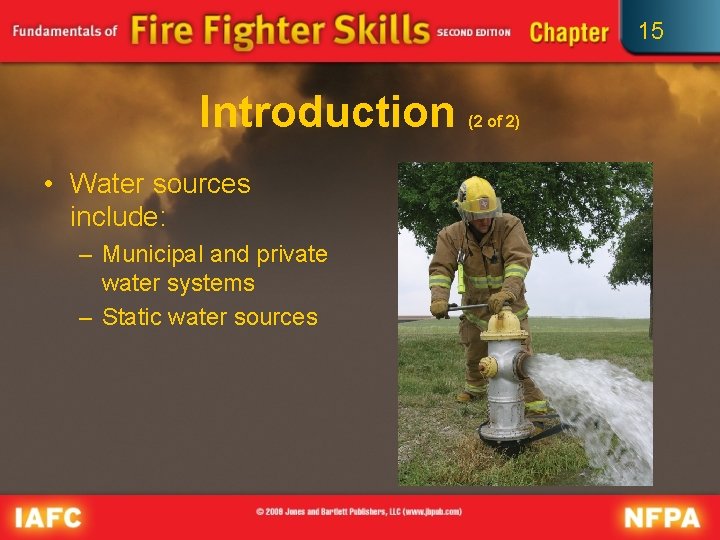 15 Water Supply 15 Objectives 1 of 2