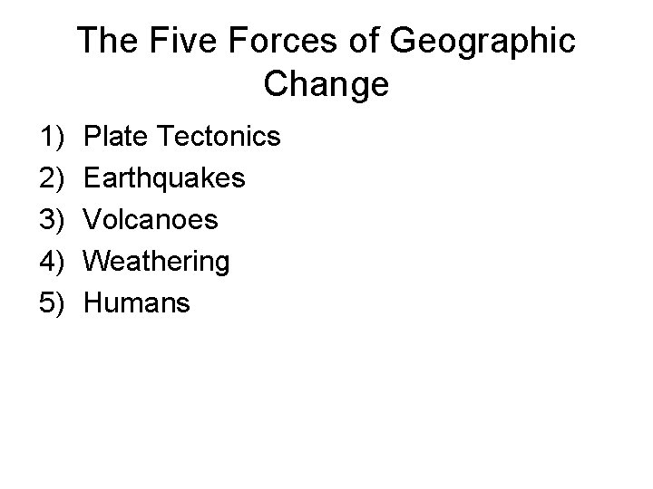 Social Studies Lesson 1 Earths Landforms DO NOW