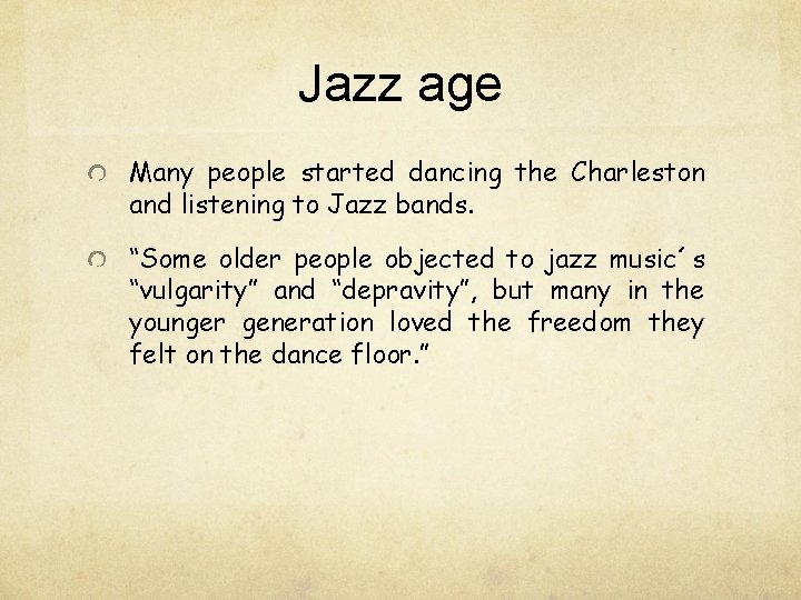 The Great Gatsby Context Roaring 20s Postwar economy