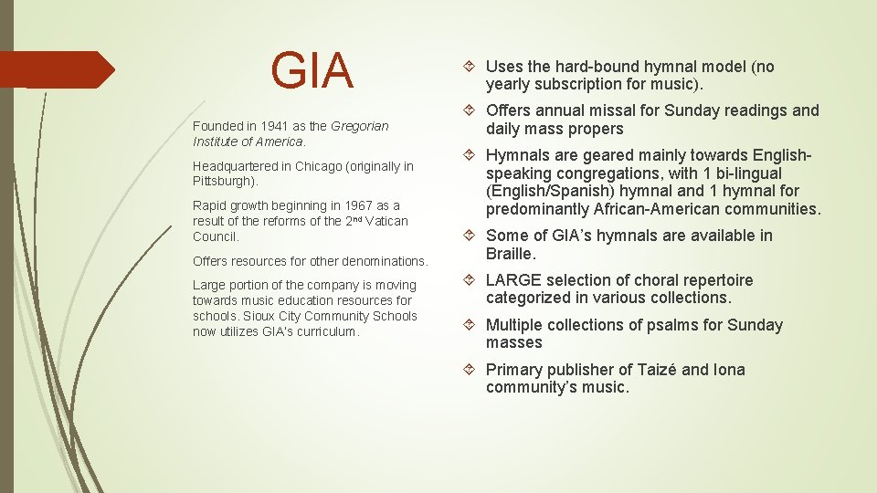 THIS BUSINESS OF MUSIC Navigating the Catholic Church