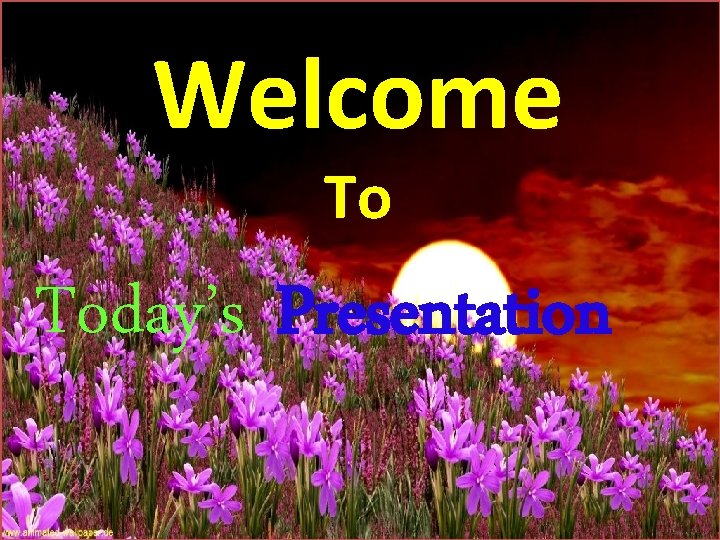 Welcome To Todays Presentation I Speaking practice love