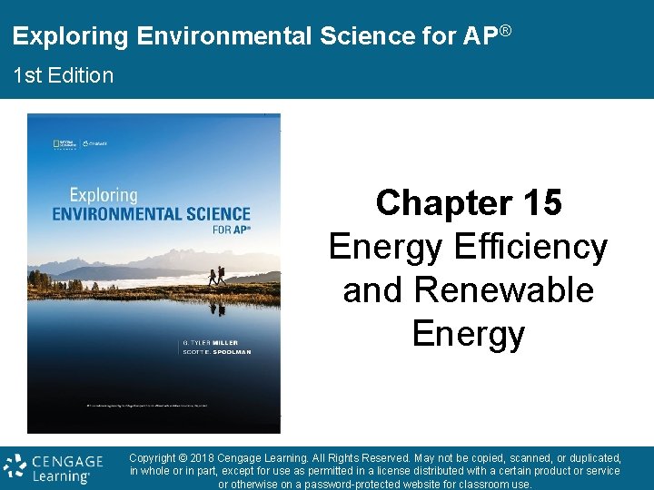 Exploring Environmental Science for AP 1 st Edition