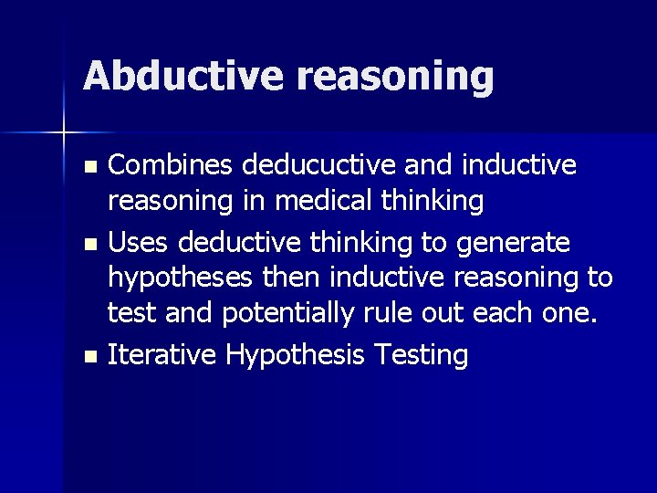 Individual Errors and Heuristics Ethan Cumbler M D
