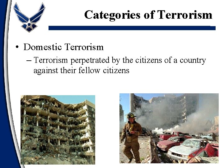 Terrorism On September the 11 th enemies of