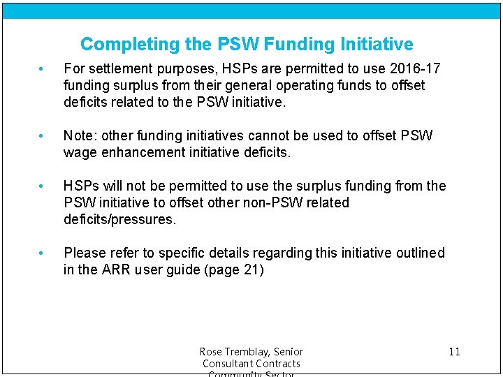 2016 2017 ARR Process Submission Tips and Guidelines