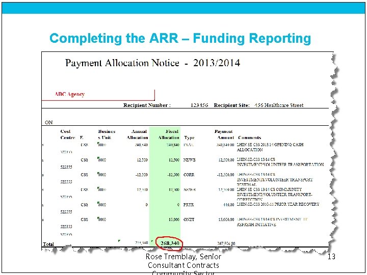 2016 2017 ARR Process Submission Tips and Guidelines