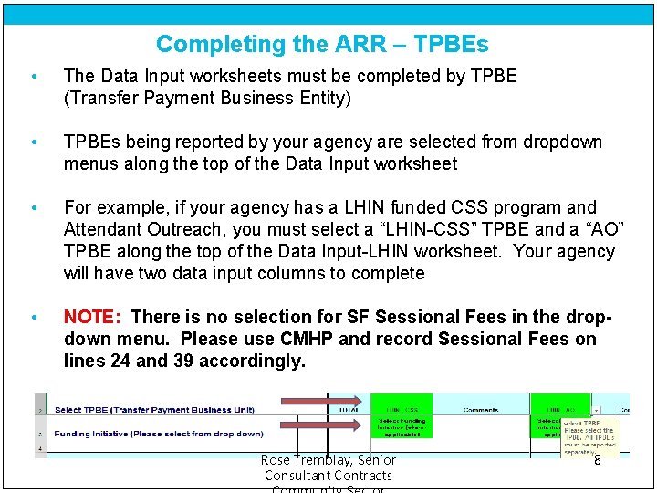 2016 2017 ARR Process Submission Tips and Guidelines