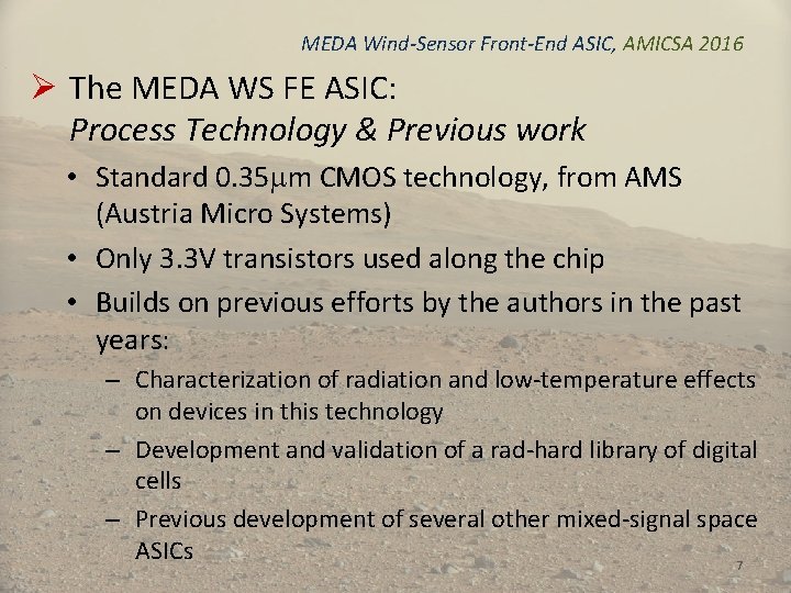 MEDA Mars Environmental Dynamics Analyzer for NASAJPLs Mars