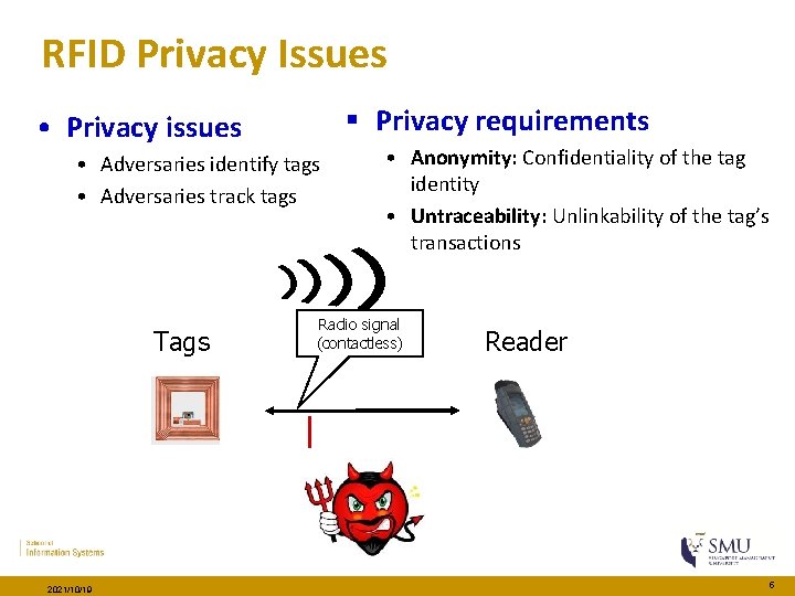 RFID Security Privacy at both Physical and System