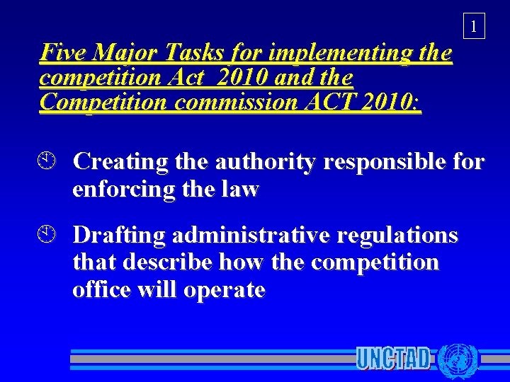 Competition Law and policy in Malaysia 30 September