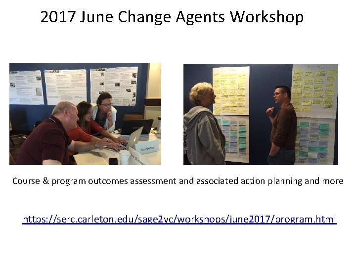 SAGE 2 YC Faculty as Change Agents Webinar