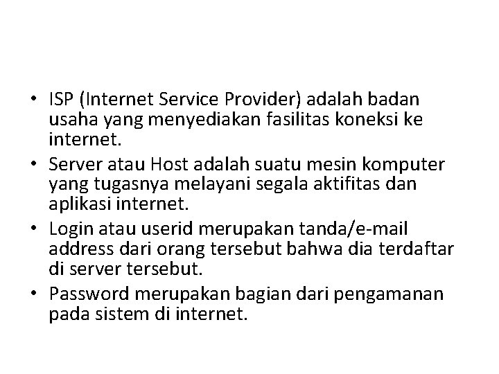 Pertemuan 2 Komputer dan perkembangan internet Pengertian Dasar