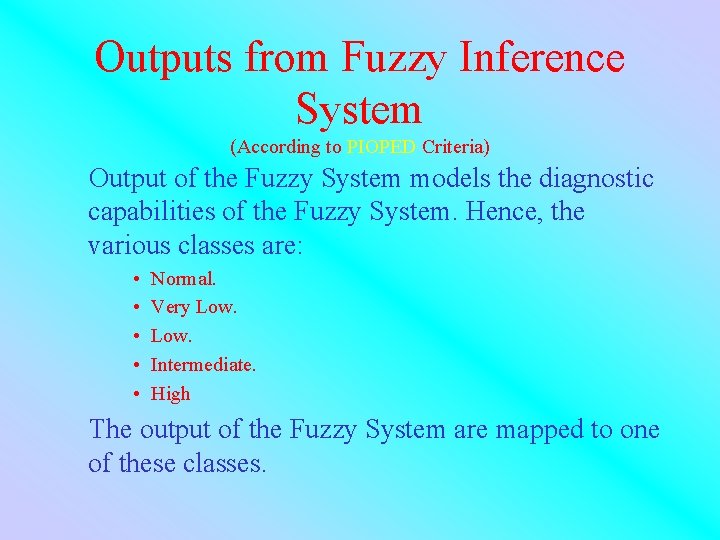 Diagnosis of Pulmonary Embolism Using Fuzzy Inference System