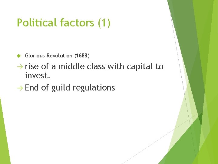 The Industrial Revolution References The 19 th century