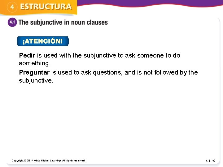 Forms of the present subjunctive The subjunctive el
