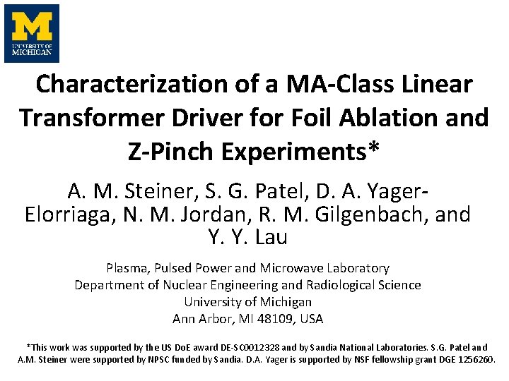 Characterization of a MAClass Linear Transformer Driver for