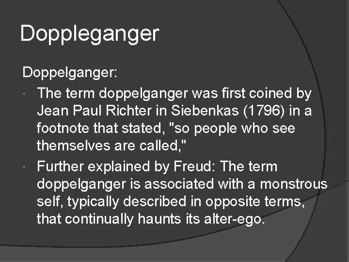 Blind Assassin LAURA AS IRISS DOPPELGANGER outline Usage