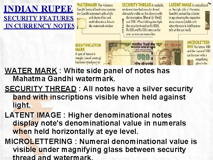 FACTS ABOUT INDIAN RUPEE Prepared by Marta Remska