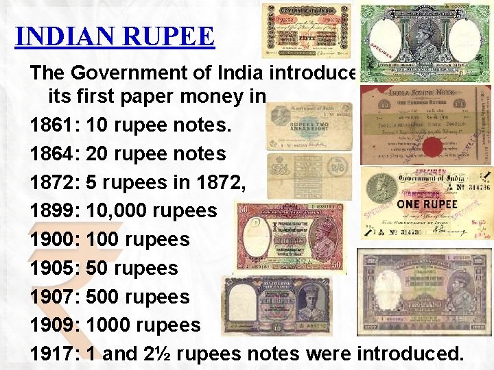 FACTS ABOUT INDIAN RUPEE Prepared by Marta Remska