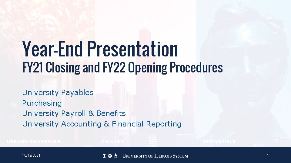 YearEnd Presentation FY 21 Closing and FY 22