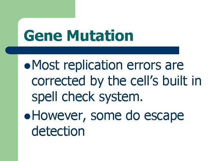 Biology Chapter 12 4 l What is a