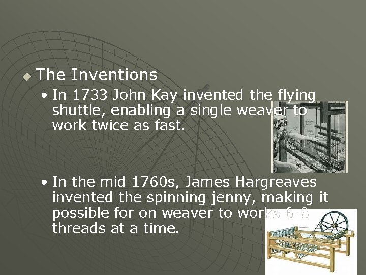 Reasons for British Leadership u The Enclosure Movement