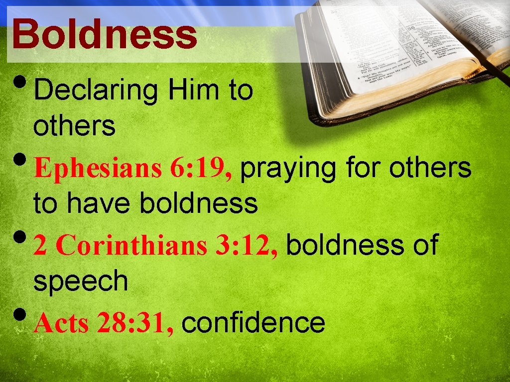 Boldness and Access with Confidence Ephesians 3 12