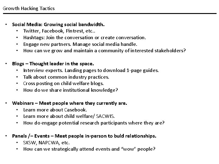 Grow Hacking Proposal By Marquis Cabrera July 3