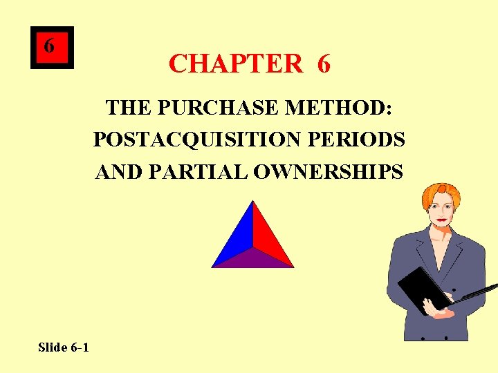 6 CHAPTER 6 THE PURCHASE METHOD POSTACQUISITION PERIODS