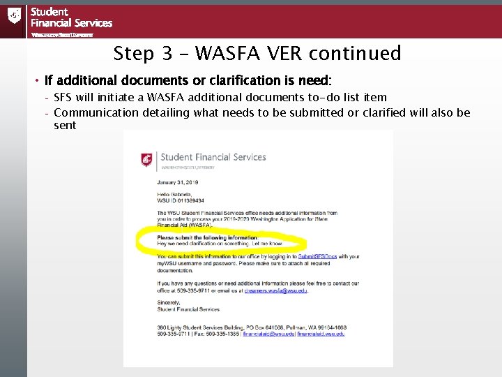 WASFA 101 How does financial aid work for