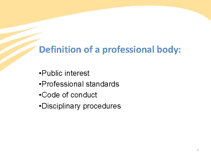The Role of Professional Bodies in Corporate Governance