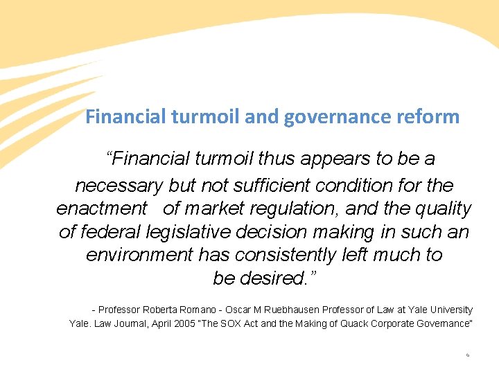 The Role of Professional Bodies in Corporate Governance