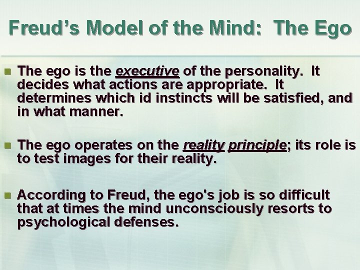 Psychosocial Development Chapter 3 Freudian Theory Eriksonian Theory