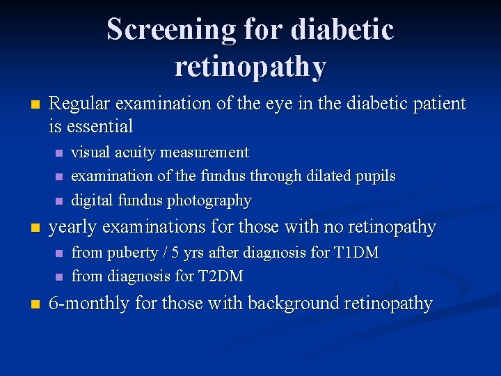 DIABETES CASE PRESENTATIONS 3 rd Chronic complications 1