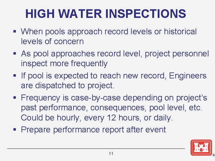 Dam Safety Periodic Inspections Robert Taylor P E