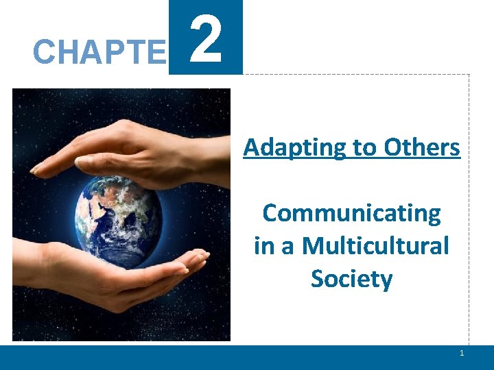 2 CHAPTER Adapting to Others Communicating in a
