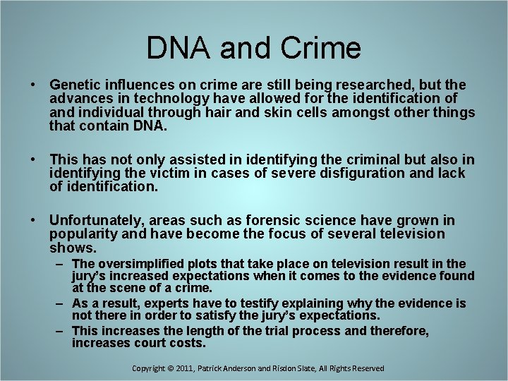 Chapter 2 The Ideological Framework For Crime Control