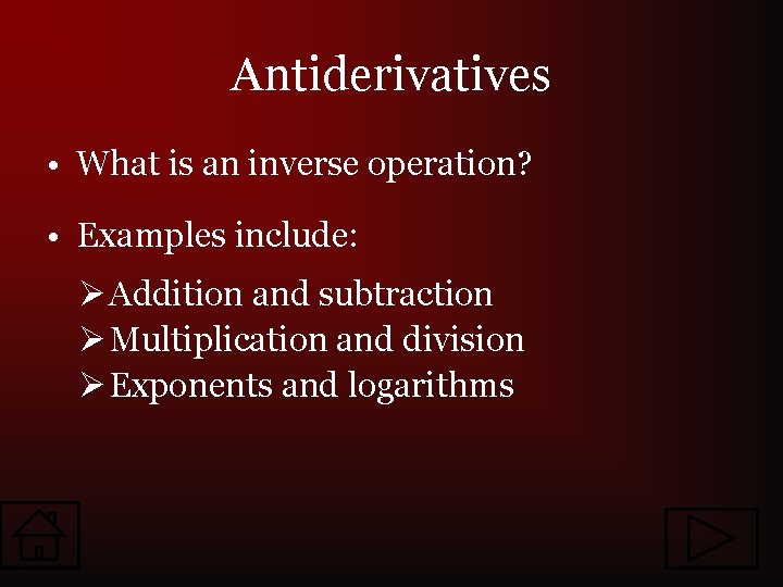 AP Calculus AB Antiderivatives Differential Equations and Slope