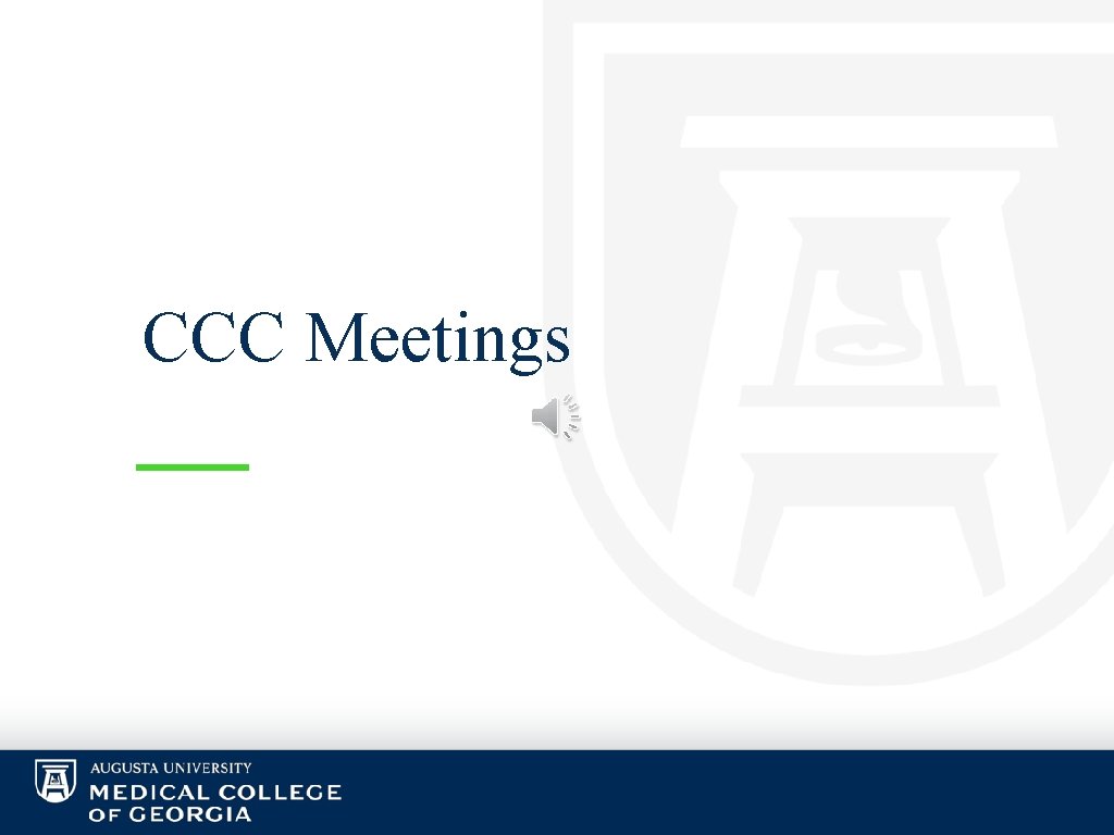 The Clinical Competency Committee Dean Seehusen MD MPH