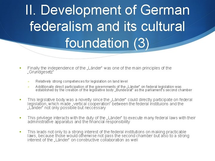 German Federalism A Blueprint for the Constitutional Reform